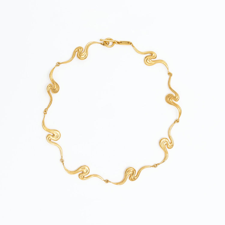 Simone Necklace, in gold-plated silver